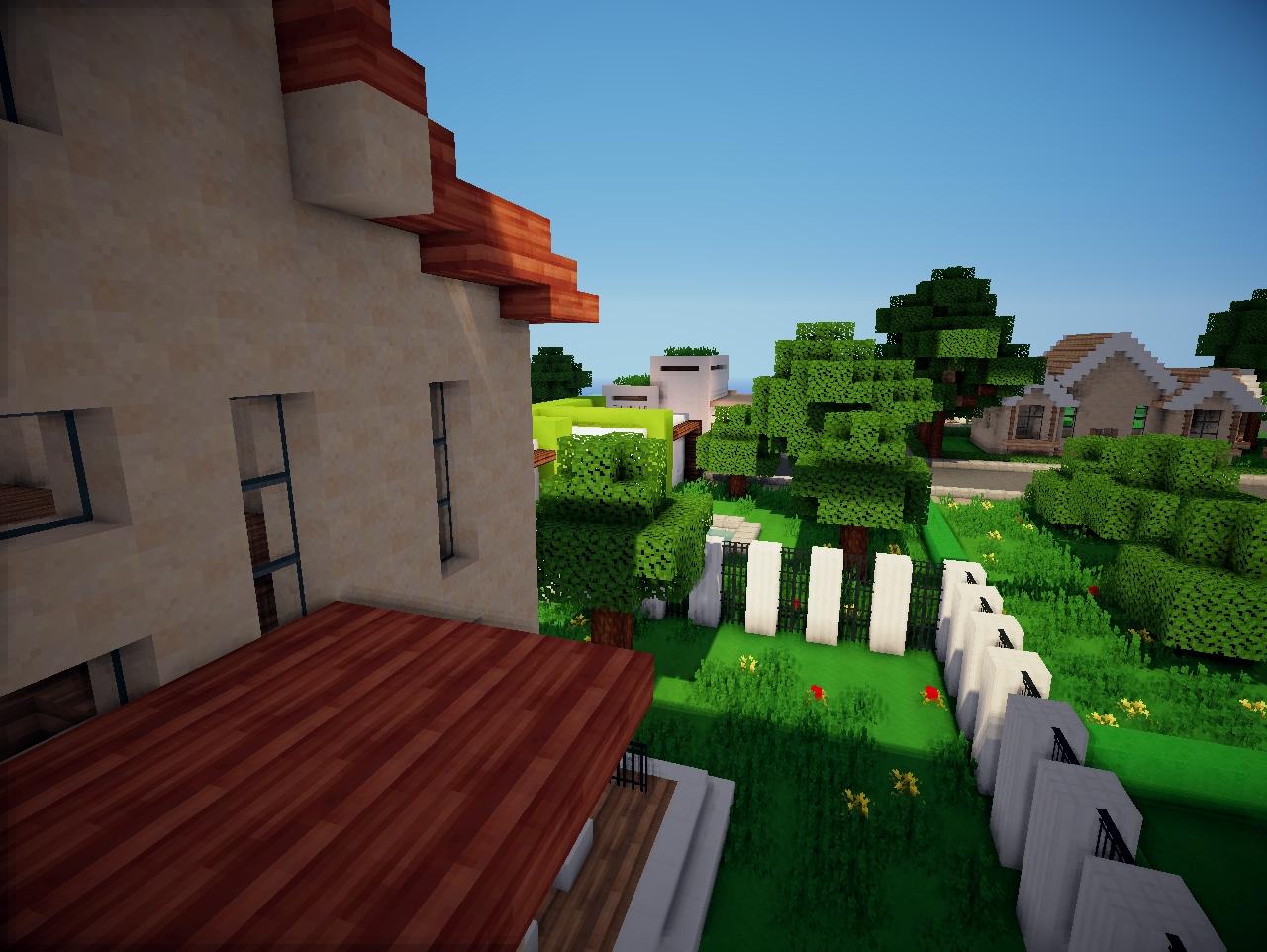 high-class Street - Utopia Modern Builds Minecraft Map