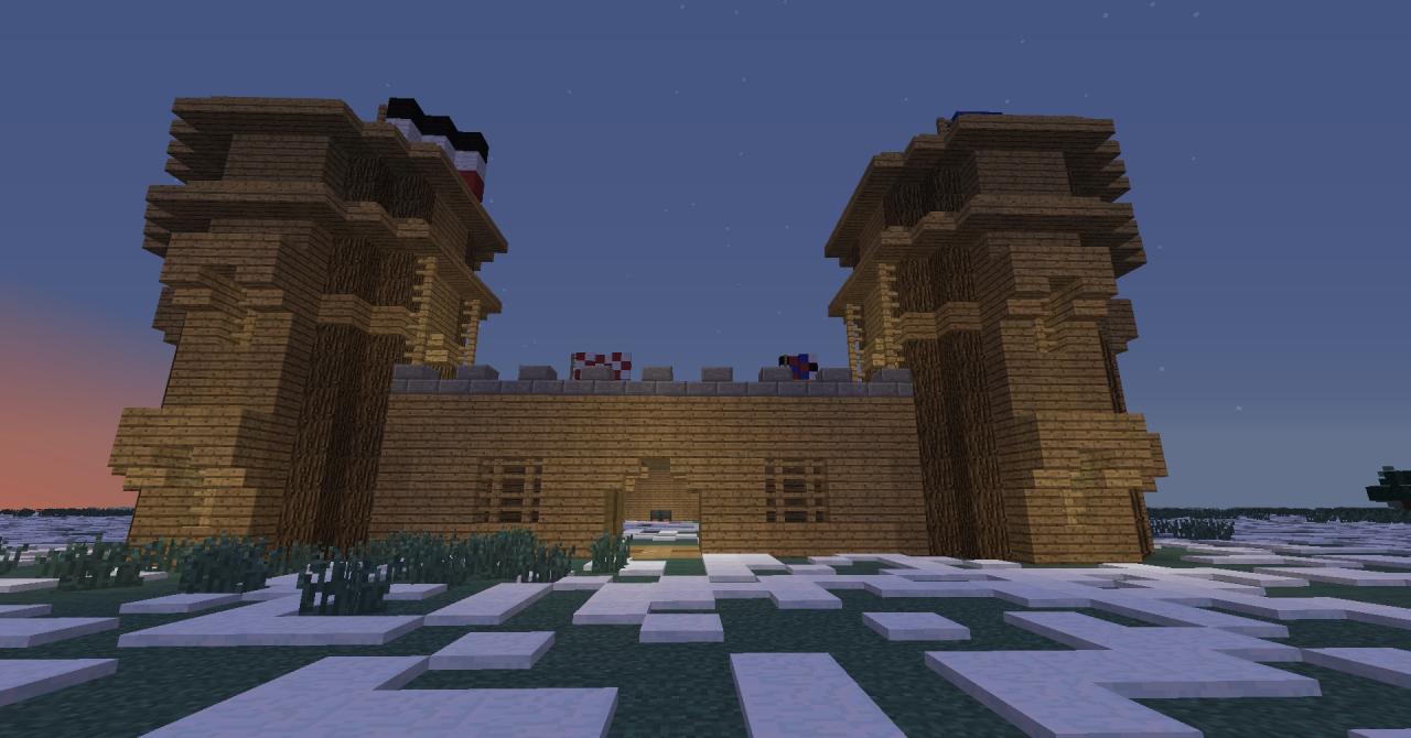 The Winter Castle Minecraft Map