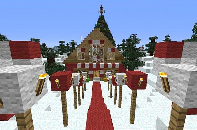 Santa's Workshop Minecraft Map