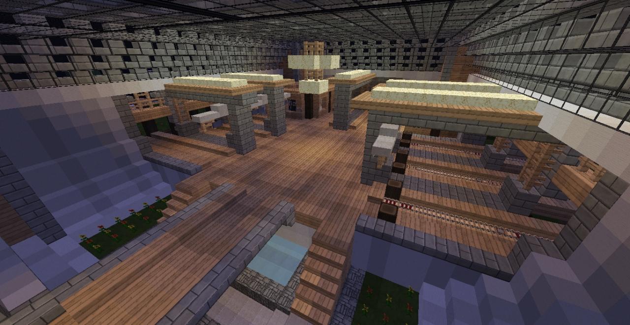 Train Station + House Minecraft Map