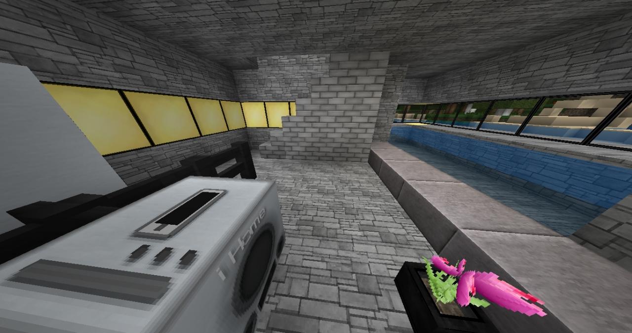 Modern Party House Minecraft Map