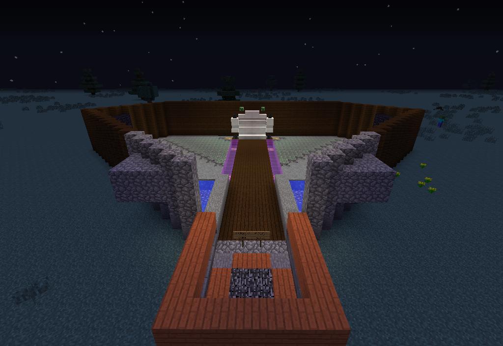 I MAKE SERVER SPAWNS! Minecraft Map