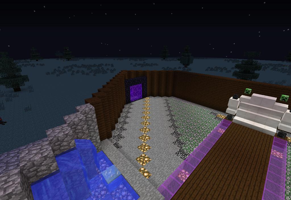 I MAKE SERVER SPAWNS! Minecraft Map