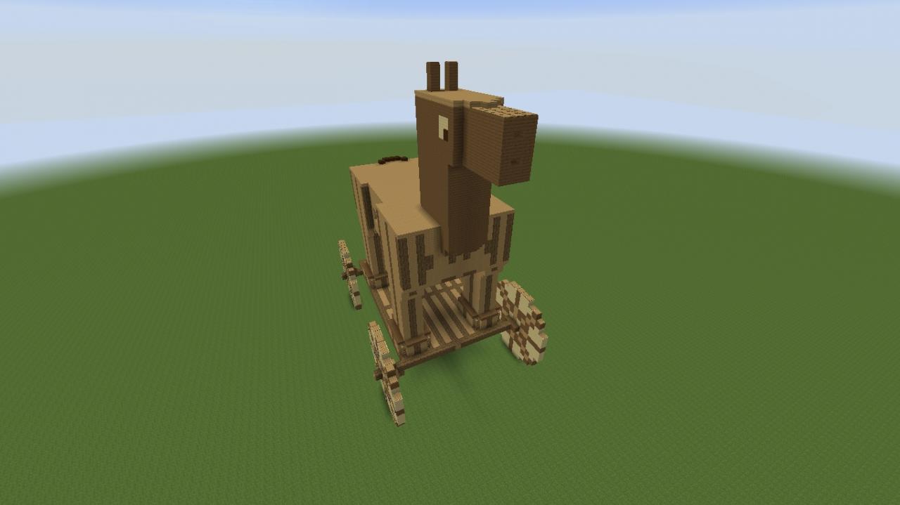 TROJAN HORSE | EPIC HORSE Minecraft Map