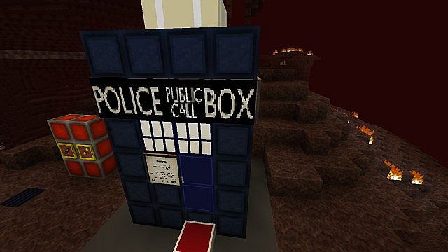 doctor who tardis textures Minecraft Texture Pack