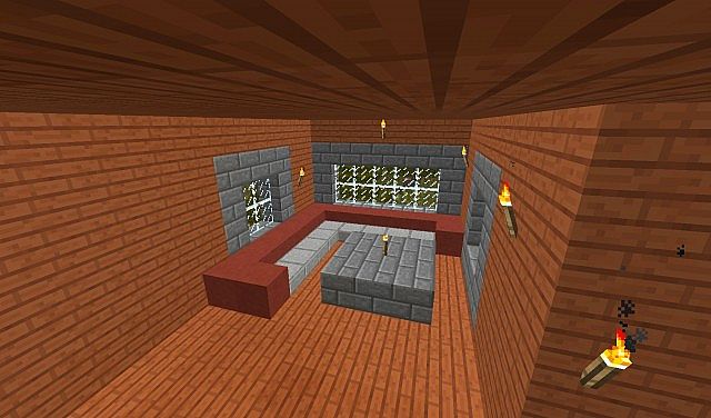 Random House on a Sahara Biome Minecraft Map