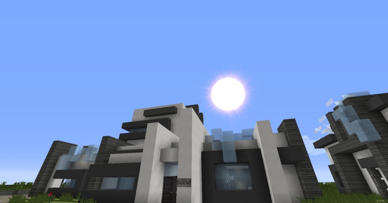 ~Blue~ [Modern House No.1] Minecraft Map