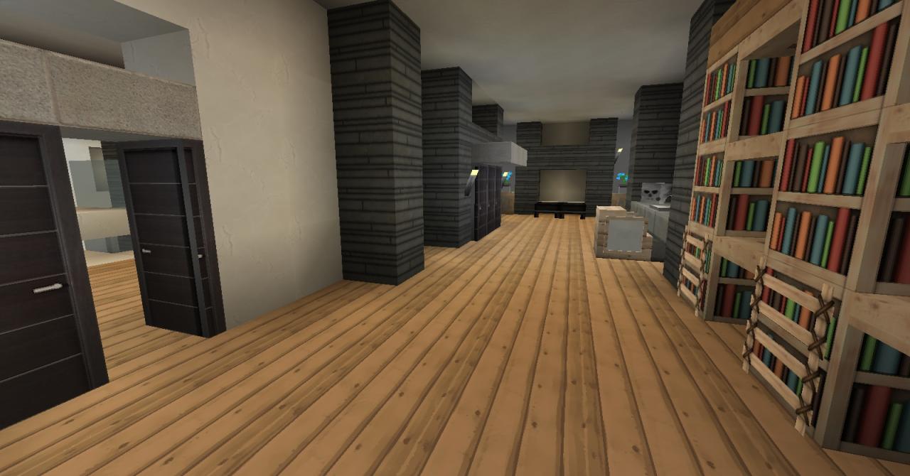 ~Blue~ [Modern House No.1] Minecraft Map