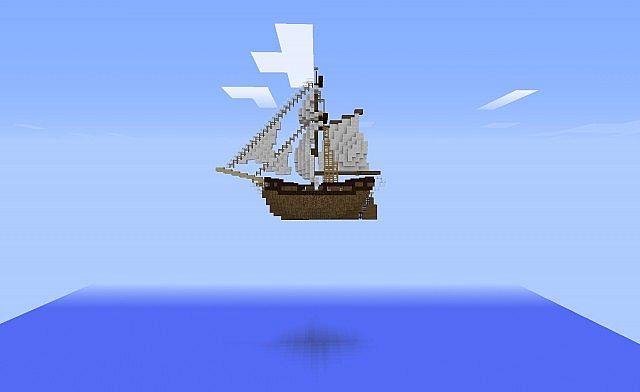 The Adventure (Pirate Sloop) Minecraft Project