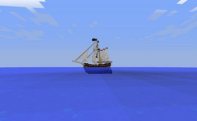 The Adventure (Pirate Sloop) Minecraft Project