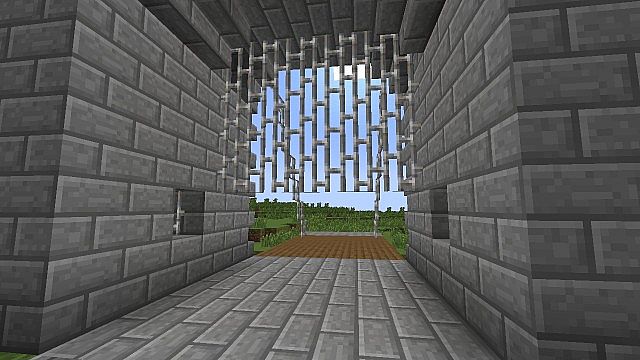 Actual Working Castle Drawbridge [1.7] Minecraft Map