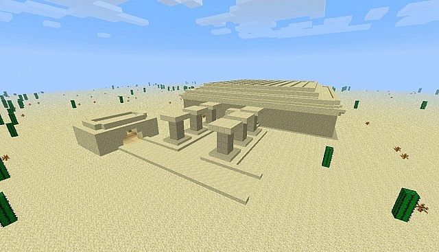 Sand temple Minecraft Map