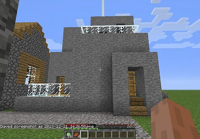 10x10 Modern House Minecraft Map