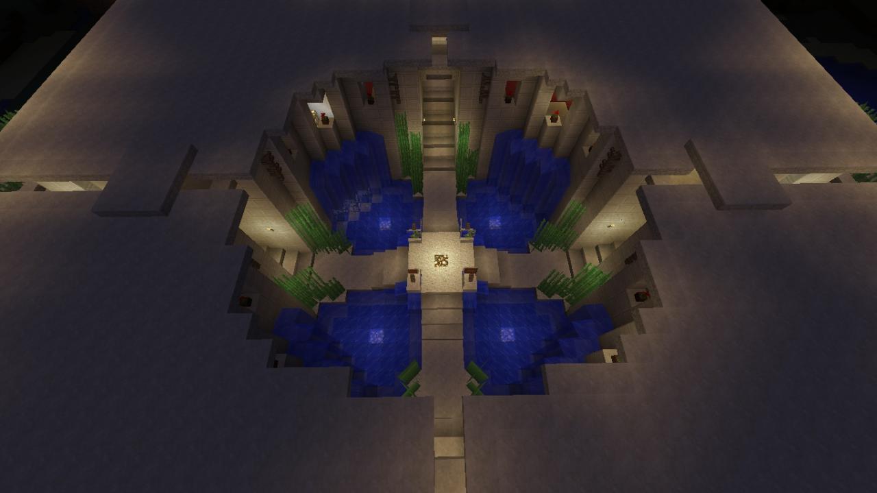 Small server spawn Minecraft Map
