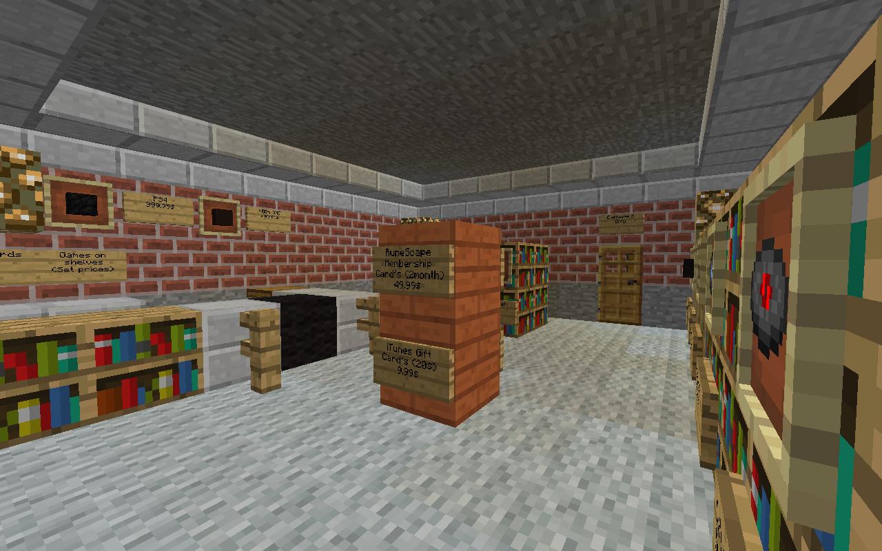 GameStop Minecraft Map