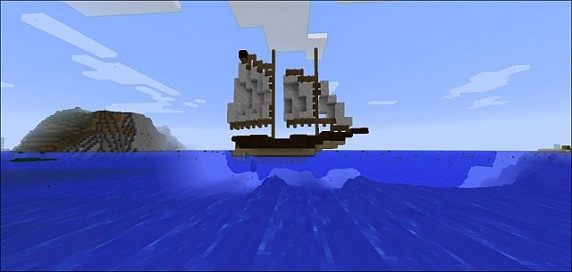 Medieval Sail Ship Minecraft Map