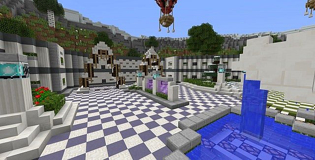 Festive Spawn Minecraft Map