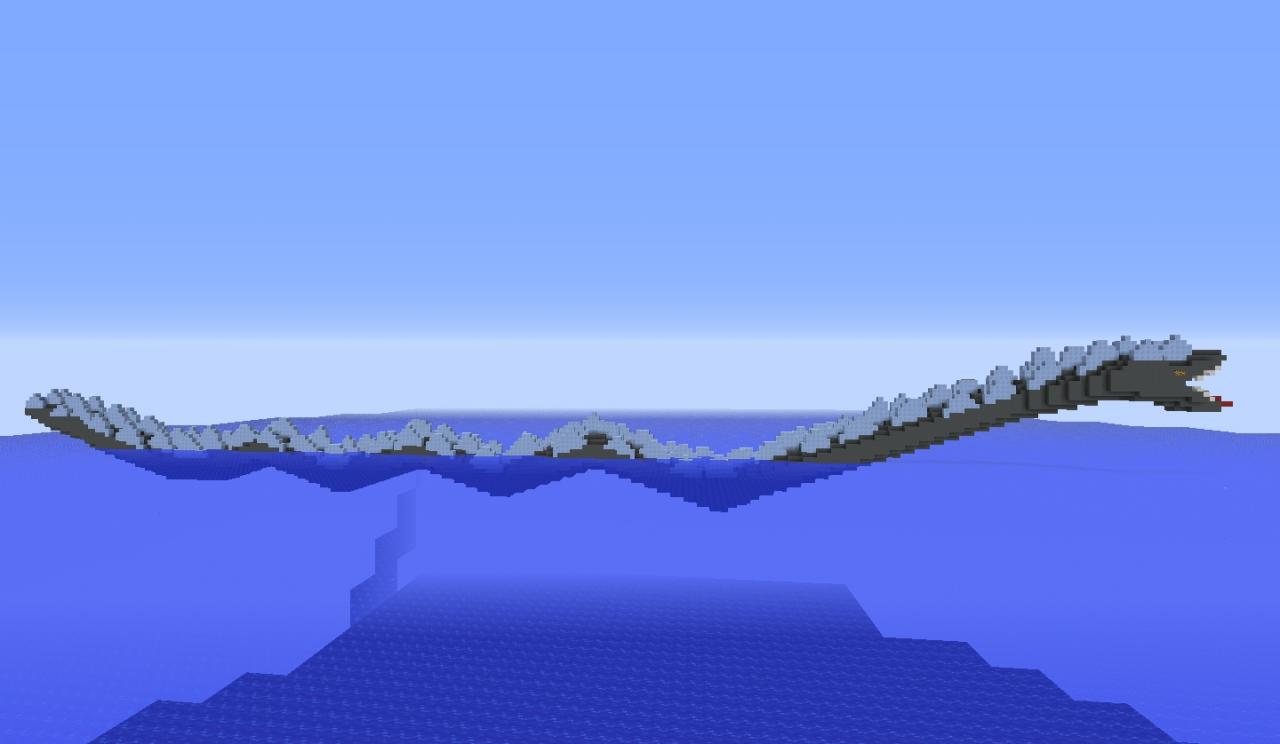 Giant Sea Monster (280+ Blocks long) + Download Minecraft Map