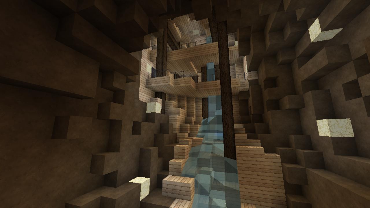 Minecraft: Modern Cave House Minecraft Map