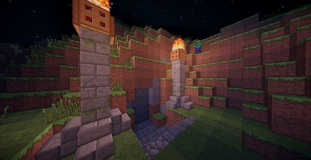 Hidden Door In The Temple Minecraft Map