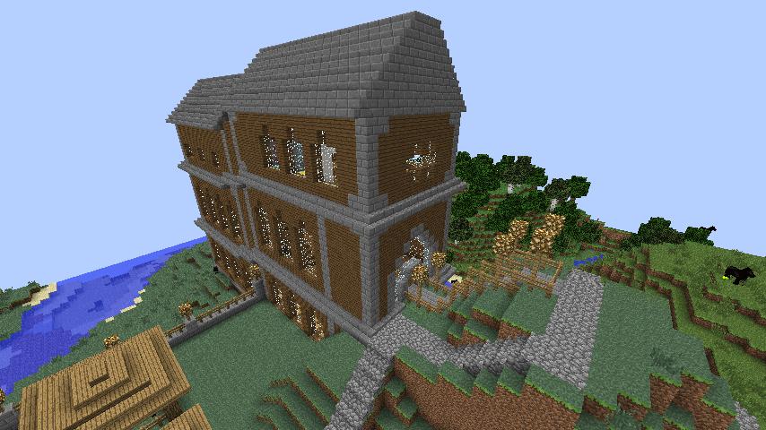 Master House + Farm and Docks! Minecraft Map