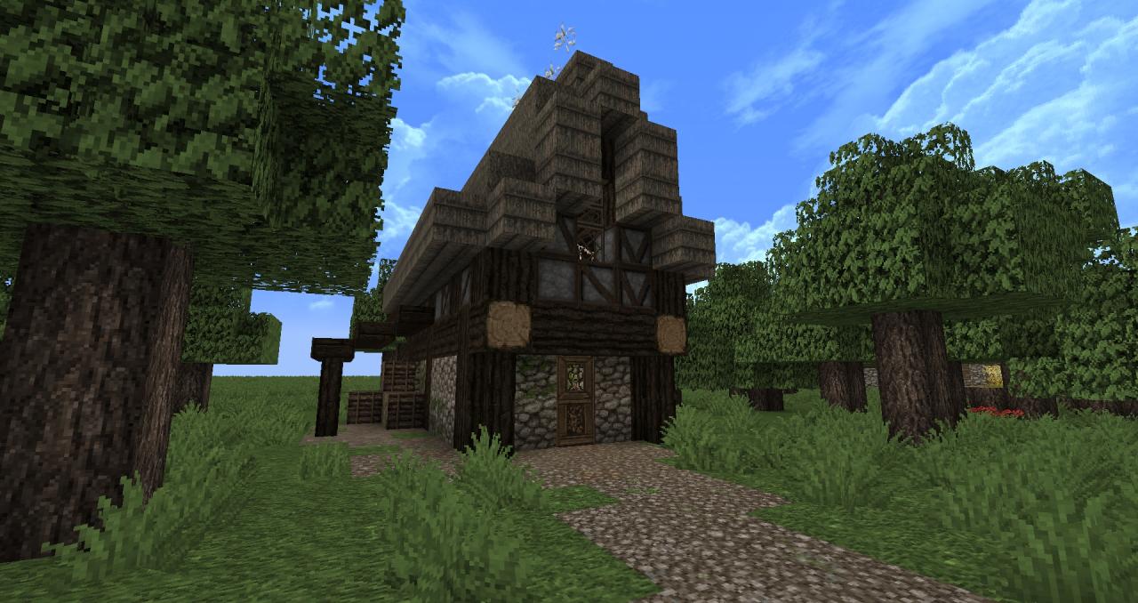Medieval Forest Cottage Minecraft Map