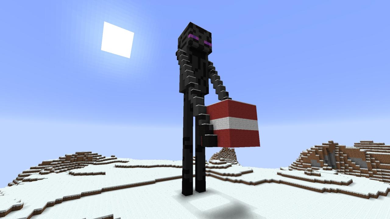 23rd December - Enderman Statue Minecraft Map