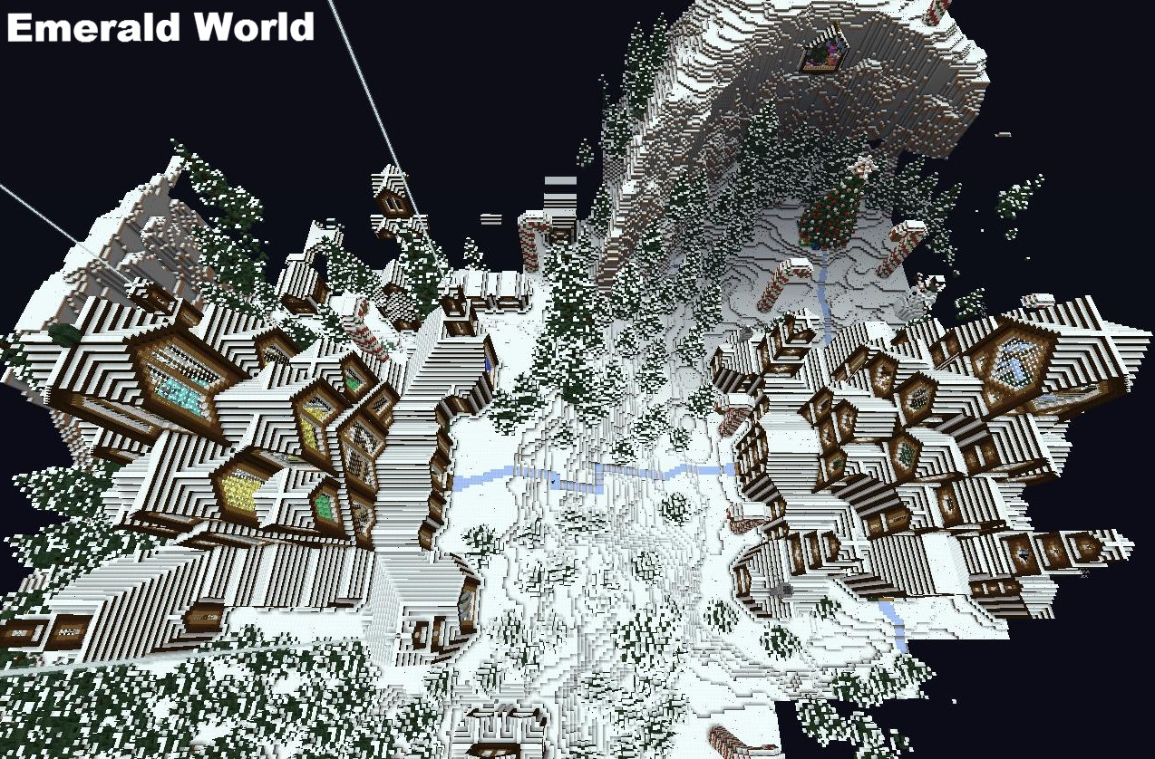 Gingerbread Village [Christmas/Holiday Map] Minecraft Map