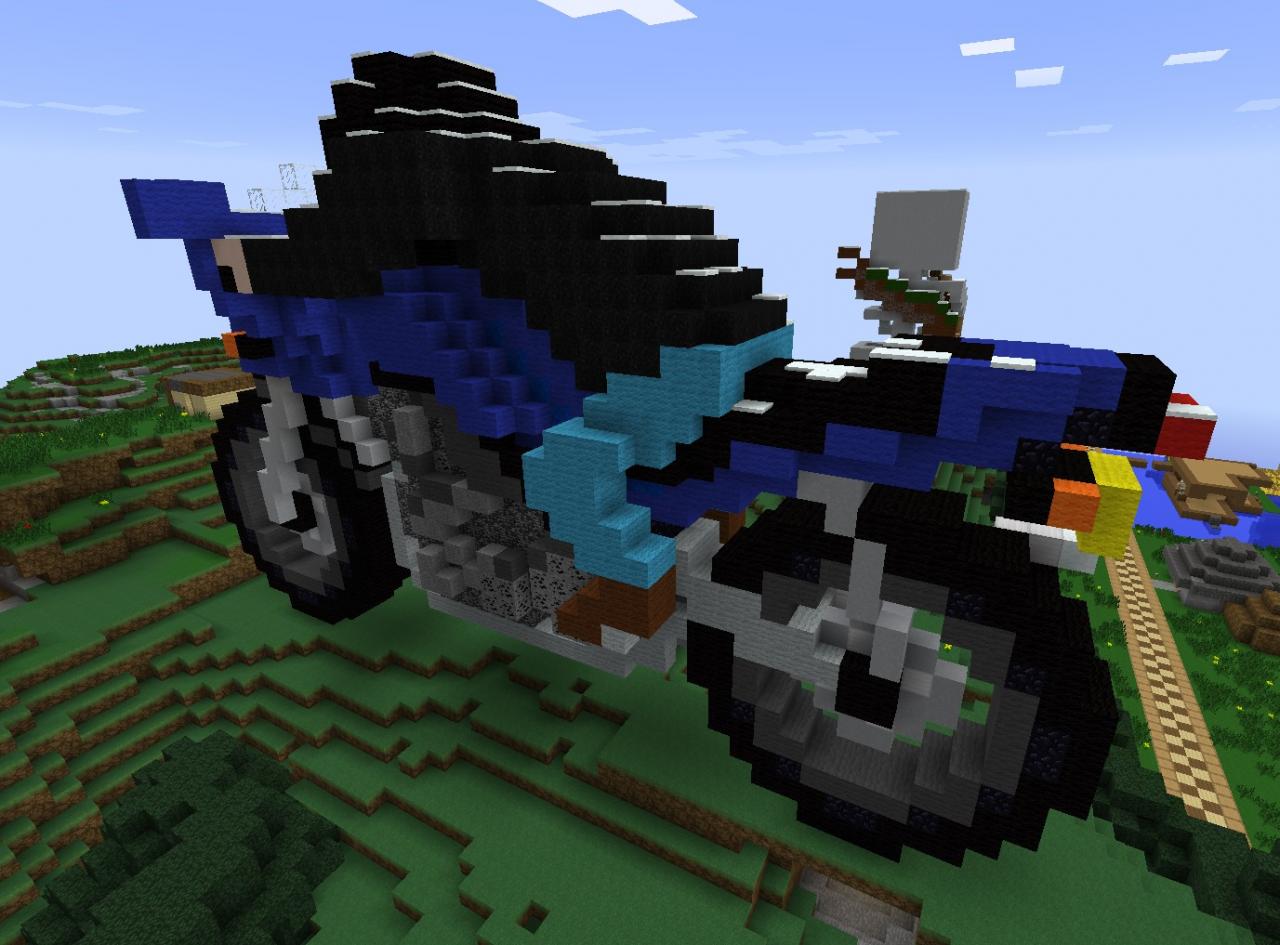 Minecraft Motorbike - FZS 600 Minecraft Map