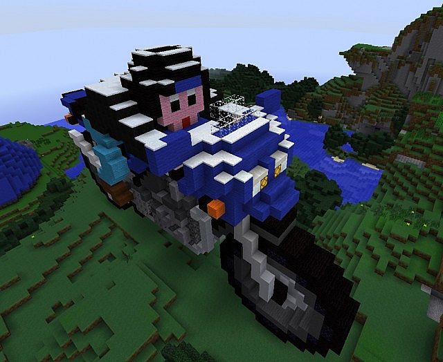 Minecraft Motorbike - FZS 600 Minecraft Map