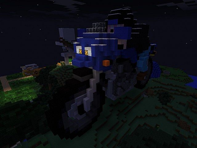 Minecraft Motorbike - FZS 600 Minecraft Map