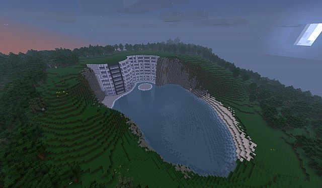 lakeside resort Minecraft Map