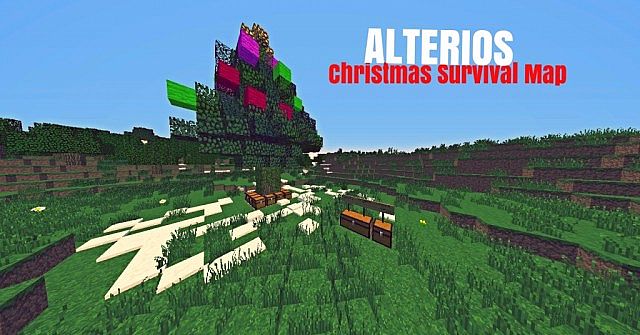Christmas Tree Survival Minecraft Map