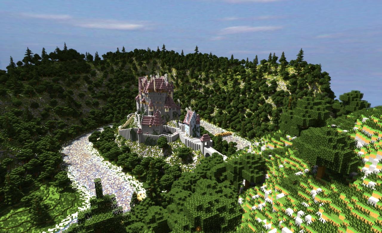 Castle Eltz - Germanys most popular medieval castle Minecraft Map