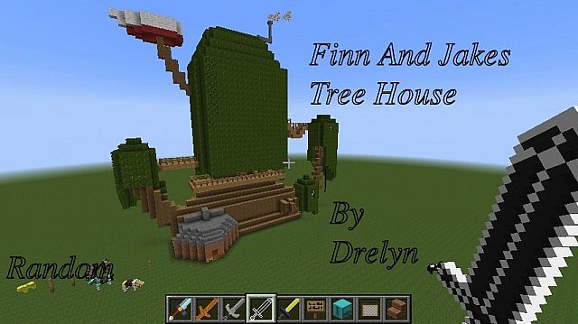 ADVENTURE TIME TREE HOUSE Minecraft Map