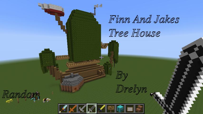ADVENTURE TIME TREE HOUSE Minecraft Project