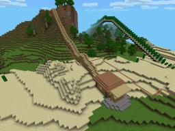 Minecraft PE Roller Coaster Minecraft Map