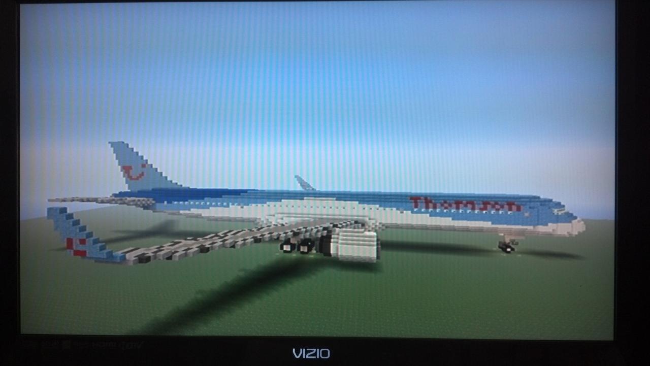 Minecraft Boeing 757-200 (Thomson Airways) Minecraft Map