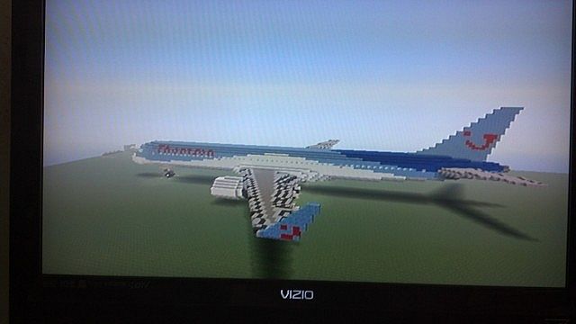 Minecraft Boeing 757-200 (Thomson Airways) Minecraft Map