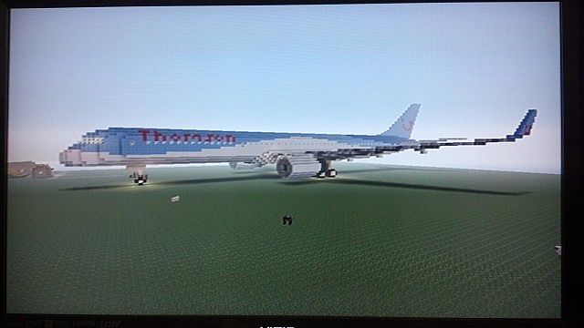 Minecraft Boeing 757-200 (Thomson Airways) Minecraft Map