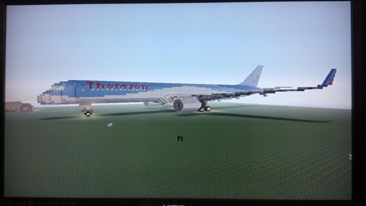 Minecraft Boeing 757-200 (Thomson Airways) Minecraft Map