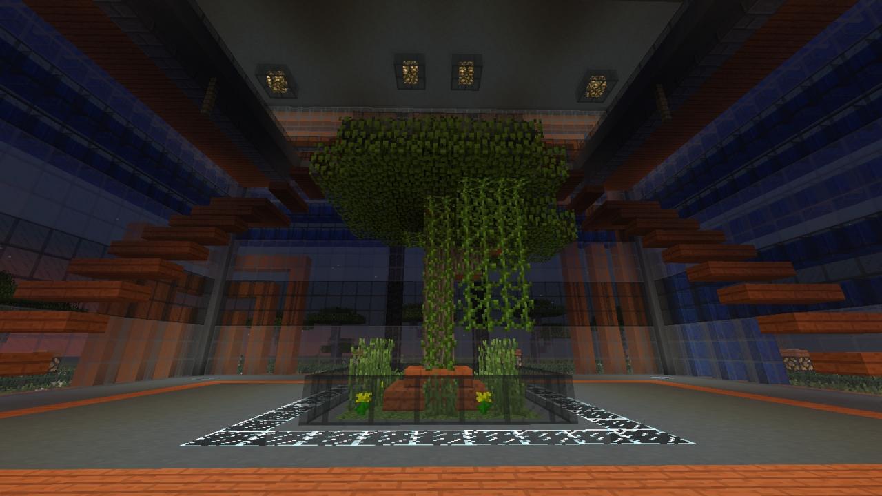 Element City town square and cultural centers Minecraft Map