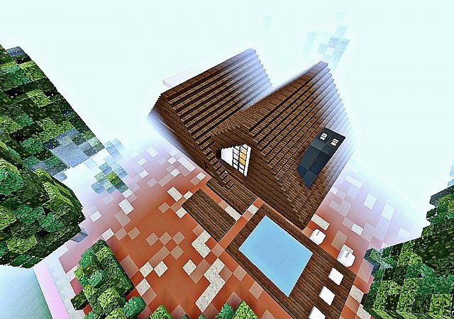 Minimalist A-frame Cabin | ProsperIvy Architects Minecraft Map
