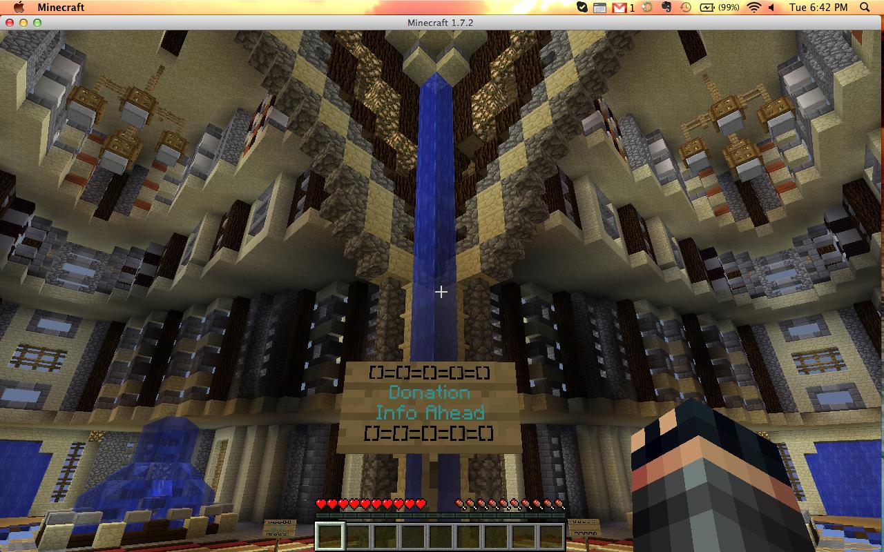 Dynamic Complex Portal Hub Spawn Minecraft Map