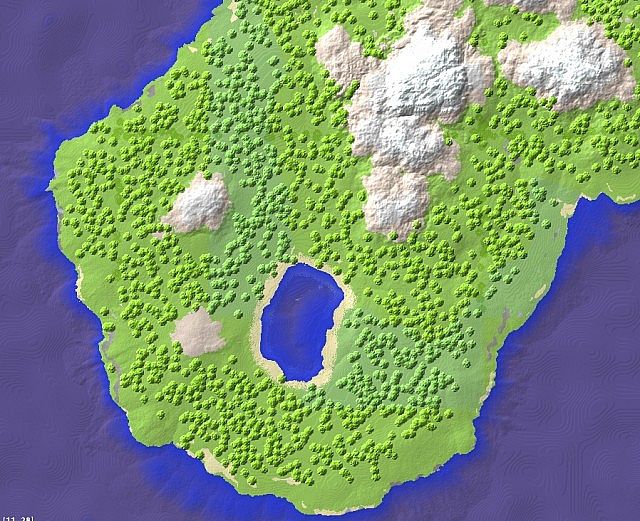 Mount Kona: Custom Terrain v3 Minecraft Map