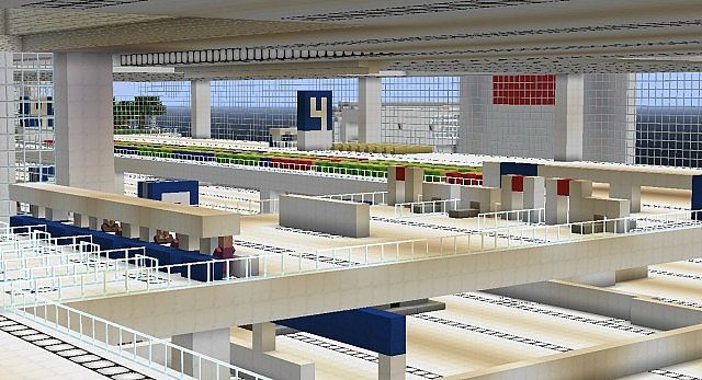 Minecraft Innsbruck International Airport Terminal 1 Minecraft Map