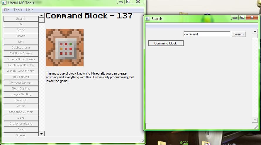 Useful MC Tools [Backup][Potion guide][Item Info][Skin stealer] AND ...