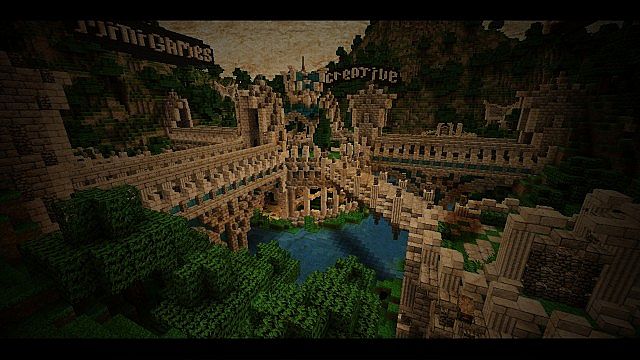 Elven Temple Spawn Minecraft Map