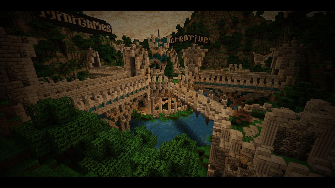 Elven Temple Spawn Minecraft Map