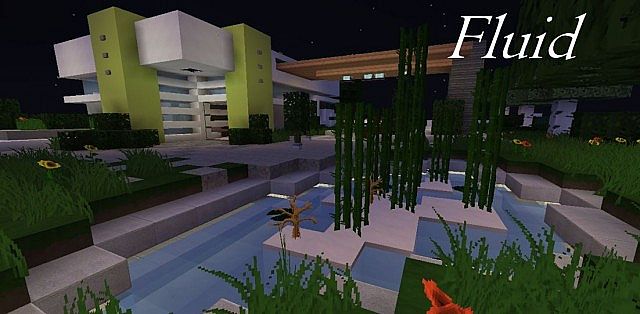 Fluid-A Modern Home Minecraft Map